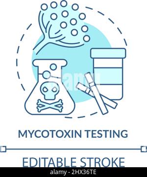 Mycotoxin testing concept icon Stock Vector Image & Art - Alamy