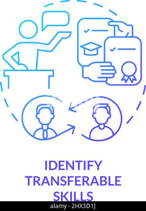 Identify transferable skills concept icon Stock Vector Image & Art - Alamy