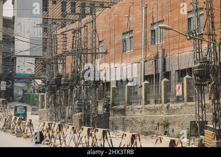 Interesting View to the Old Streets of Pakistan Peshawar City Center ...