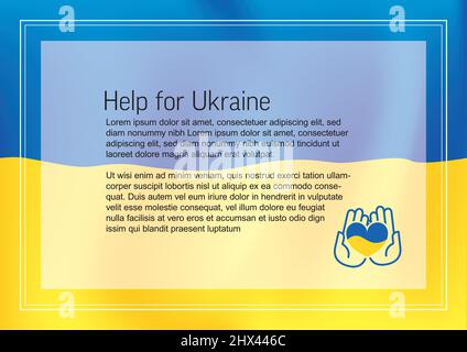 Save Ukraine support flyer postertemplate for social media header or ...