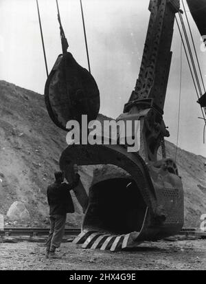 Blasting Iron Ore: A Mine At Corby, Northants -- Boring for samples of ...