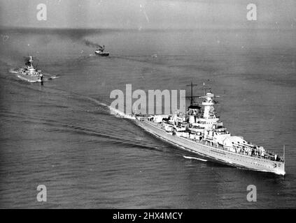Admiral Graf Spee (German Armored Ship, 1936) In European waters in mid ...