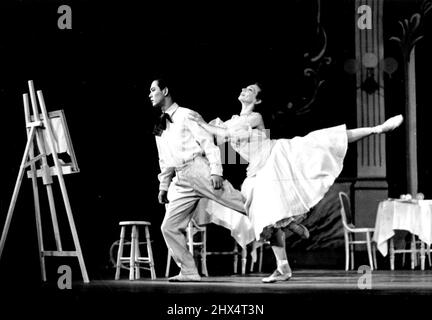 Nora Kaye, prima ballerina of the American National Ballet Theater is ...