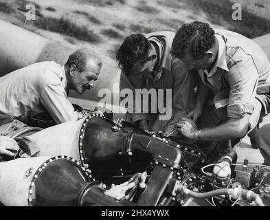 Rolls-Royce aviation engine NENE jet propulsion, UK 1946 Stock Photo ...