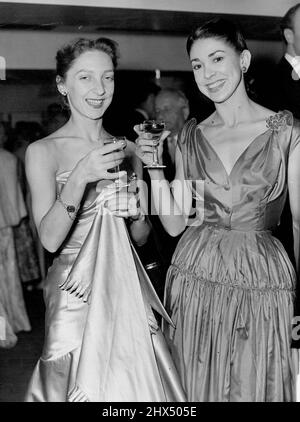 Royal Ballet Company principal dancers David Wall and Alfreda Thorogood ...