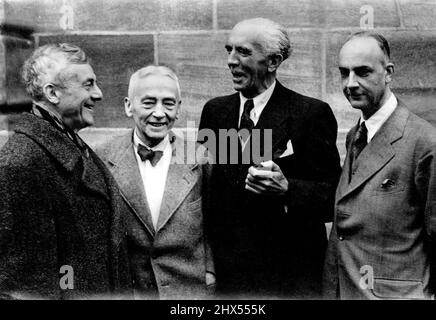 Rudolf Hess and Hermann Goering on the Nuremberg Rally, 1938 Stock ...