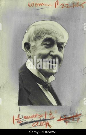 A portrait of Thomas Alva Edison, one of the most influential inventors ...