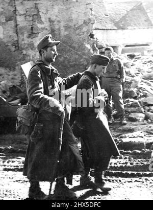 SS trooper captured Stock Photo - Alamy