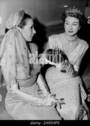 Hartnell's Coronation Dress For Peeresses -- Norman Hartnell's design ...