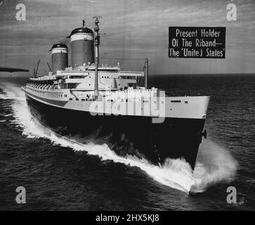 Aerial photo of Queen Mary 2, transatlantic ocean liner front view ...