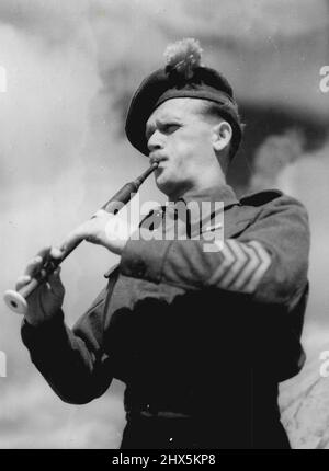 The Pipe Major - Black Watch Stock Photo - Alamy