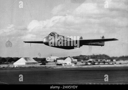 New British Jet Interceptor -- The British de Havilland Venom, a new ...