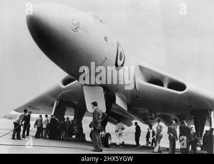 Britain's First Delta-Wing 'Plane -- Seen in flight is Britain's first ...