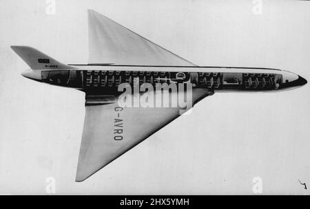 London-New York By 'Delta' -- An artist's impression of the Avro ...