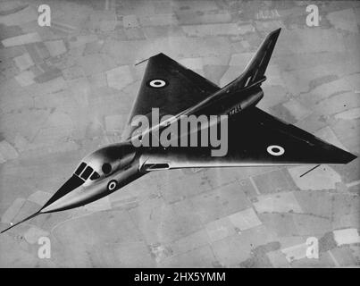 Britain's First Delta-Wing 'Plane -- Seen in flight is Britain's first ...