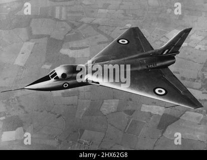 Britain's First Delta-Wing 'Plane -- Seen in flight is Britain's first ...