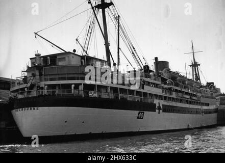 Manunda - Hospital Ship. October 1, 1941 Stock Photo - Alamy