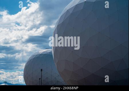 Radomes providing strategic and theater missile warning for the United ...