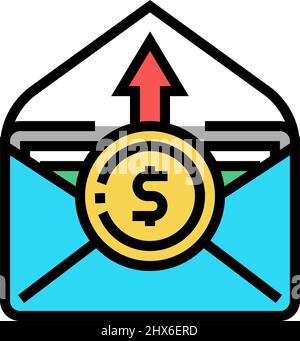 galloping inflation color icon vector illustration Stock Vector Image ...