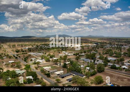 Aerial of Nebo Central Highlands Queensland Australia Stock Photo - Alamy