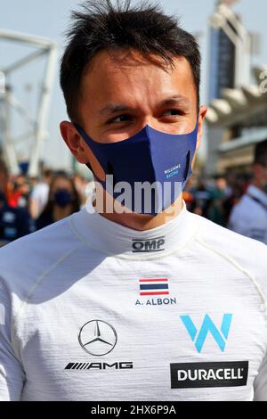Bahrain, UAE, 10/03/2022, Alexander Albon (THA) Williams Racing FW44 ...