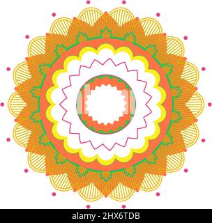 Vintage mandala with thin lines illustration Stock Vector Image & Art ...