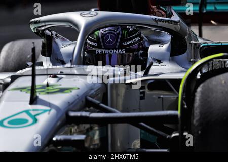 Bahrain, UAE, 10/03/2022, Lewis Hamilton (GBR) Mercedes AMG F1 W13. 10. ...