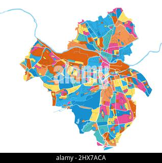 Urban vector city map of Reading, England Stock Vector Image & Art - Alamy