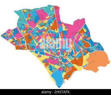 Urban vector city map of Luton, England Stock Vector Image & Art - Alamy