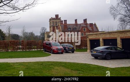Athlone House in Highgate situated amongst the trees of Hampstead Heath ...