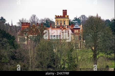 Athlone House in Highgate situated amongst the trees of Hampstead Heath ...