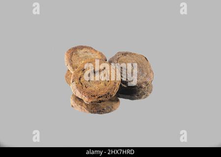 Bog iron is a form of impure iron deposit that develops in bogs or ...