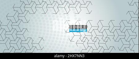 Cube pattern vector banner design Stock Vector Image & Art - Alamy
