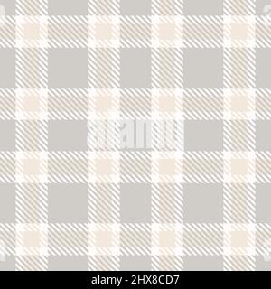 Farmhouse grey seamless plaid vector pattern. Gingham baby color ...