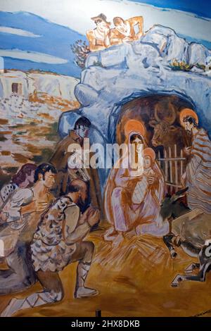 The Chapel of the White Penitents, paintings by Yves Brahier inside ...