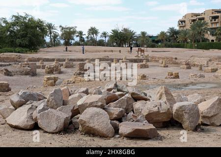 Ancient Aqaba. Jordan. Arabia. Ruins of medieval Ayla city, Aqaba ...