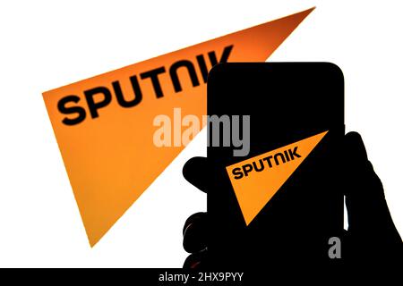 Spain. 09th Mar, 2022. In this photo illustration a Google logo seen ...