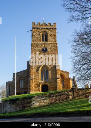 St Mary the Virgin, Great Brington, Northamptonshire Stock Photo - Alamy