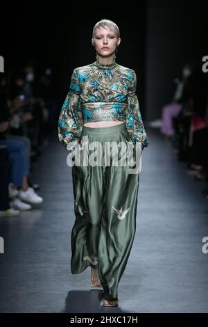 Milan, Italy, 28th February 2023. Jordan Longhi of AC Milan looks on as ...