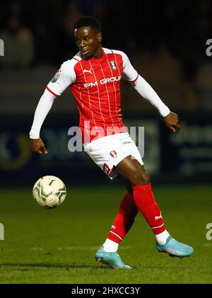 Rotherham United's Hakeem Odoffin in action during the Papa John's ...