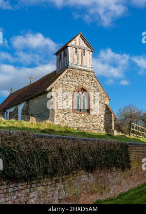 Holy Trinity Church, Morton Bagot, Warwickshire, England Stock Photo ...