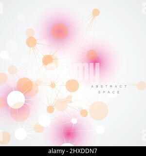 Line art connect dots or collection on white background. Vector ...