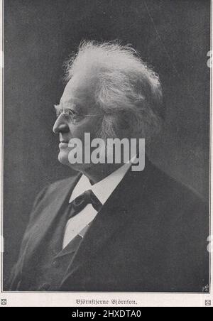 Portrait of Bjørnstjerne Bjørnson, Norwegian writer, poet, and ...