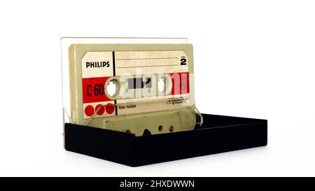 Vintage Cassette Tape PHILIPS 1971 Compact-Cassette C-60 low noise ...
