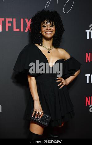 LONDON, ENGLAND - MARCH 11: Ava Brennan attends the "Top Boy 2" World ...