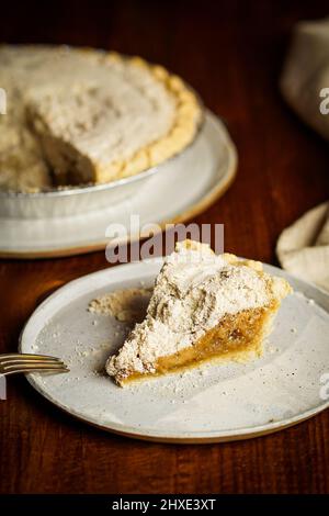 Shoo Fly Pie Pennsylvania molasses pie USA Food Stock Photo - Alamy