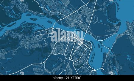 Dnipro vector map. Detailed map of Dnipro city administrative area ...