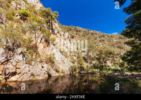 Lerderderg Gorge Circuit Walk in Melbourne Australia Stock Photo - Alamy