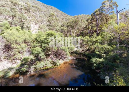 Lerderderg Gorge Circuit Walk in Melbourne Australia Stock Photo - Alamy