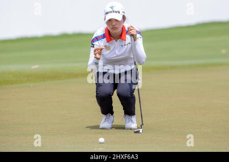 Pattaya Thailand - March 12: Jaravee Boonchant from Thailand during day ...